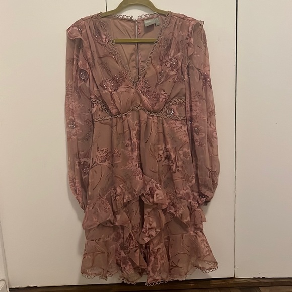 ASOS | Dresses | Asos Beautiful Pink Beaded Dress Brand New Never Worn ...